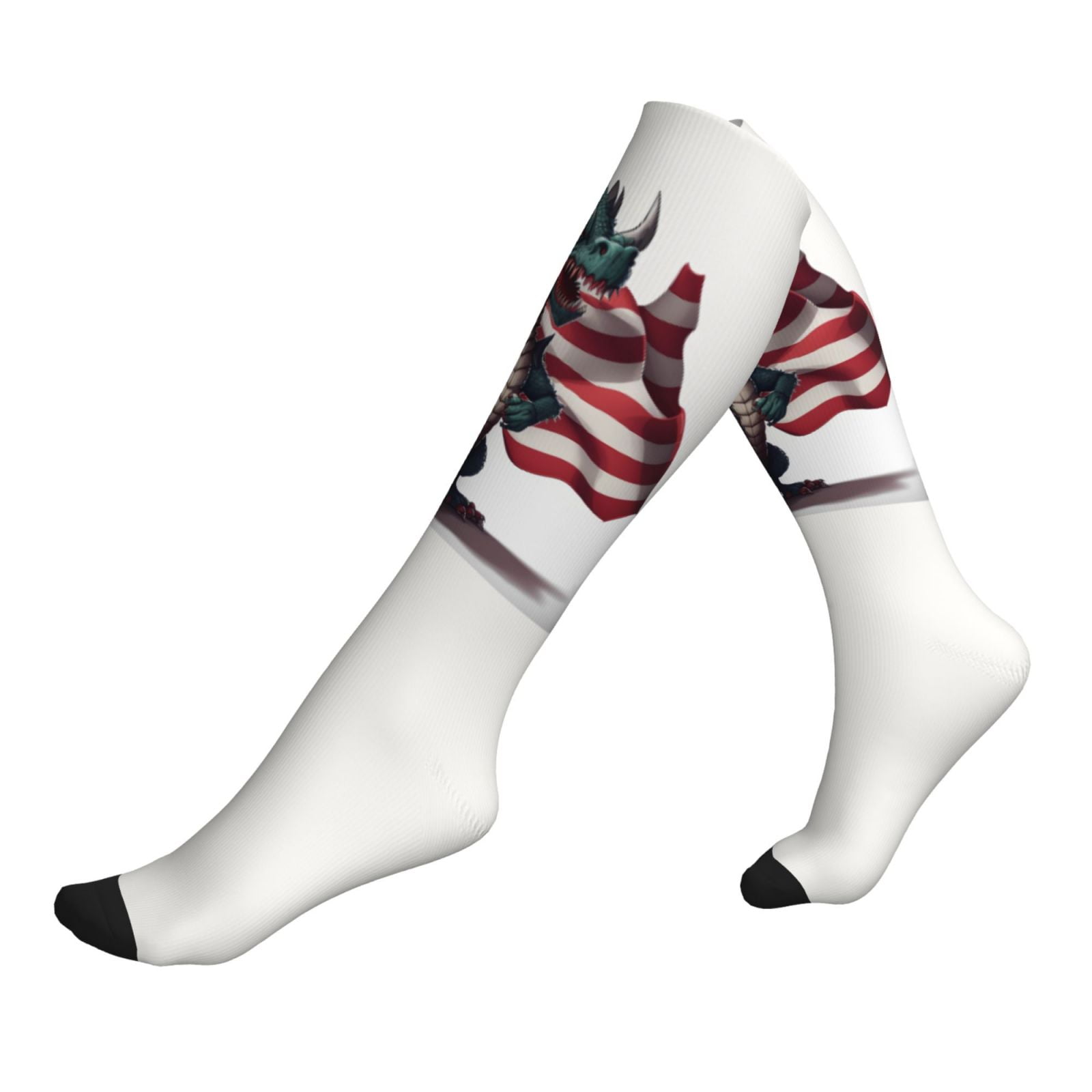 Compression Socks for Women and Men - USA Patriotic Dragon Compression ...