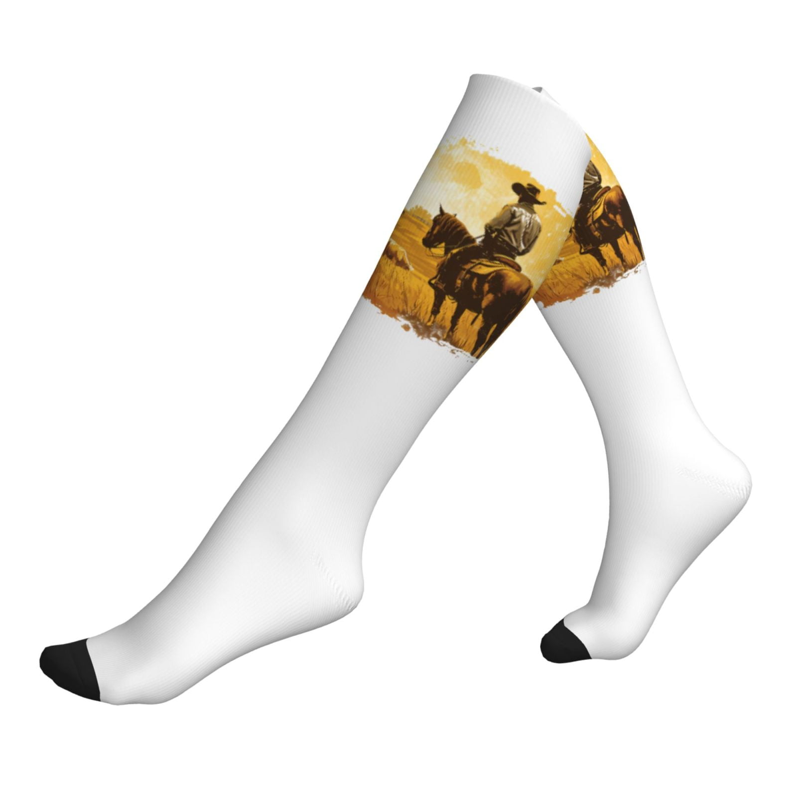 Compression Socks for Women and Men - Western Cowboy Ranch Compression ...