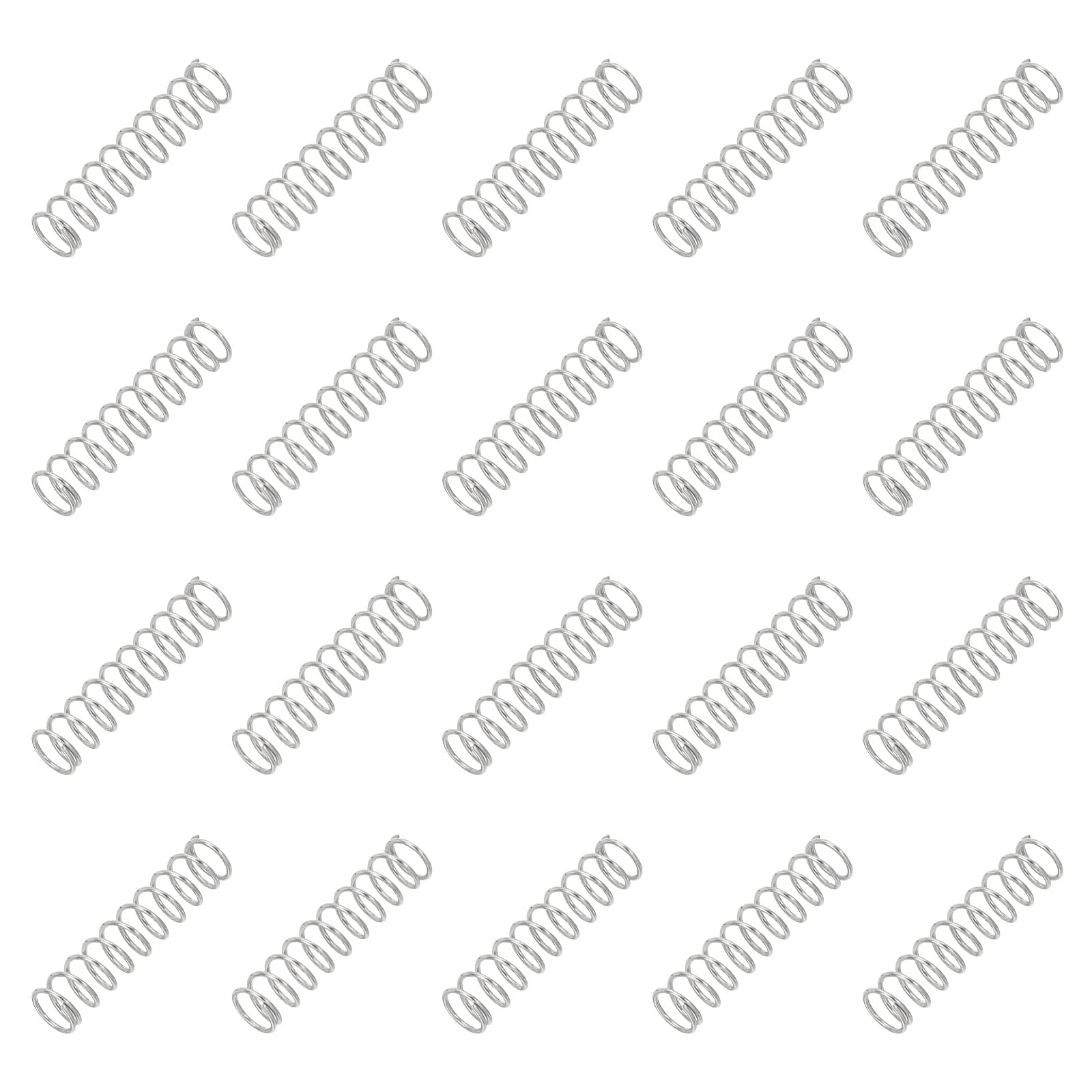 Uxcell Compression Spring Mechanical Extension Small Springs Pen ...