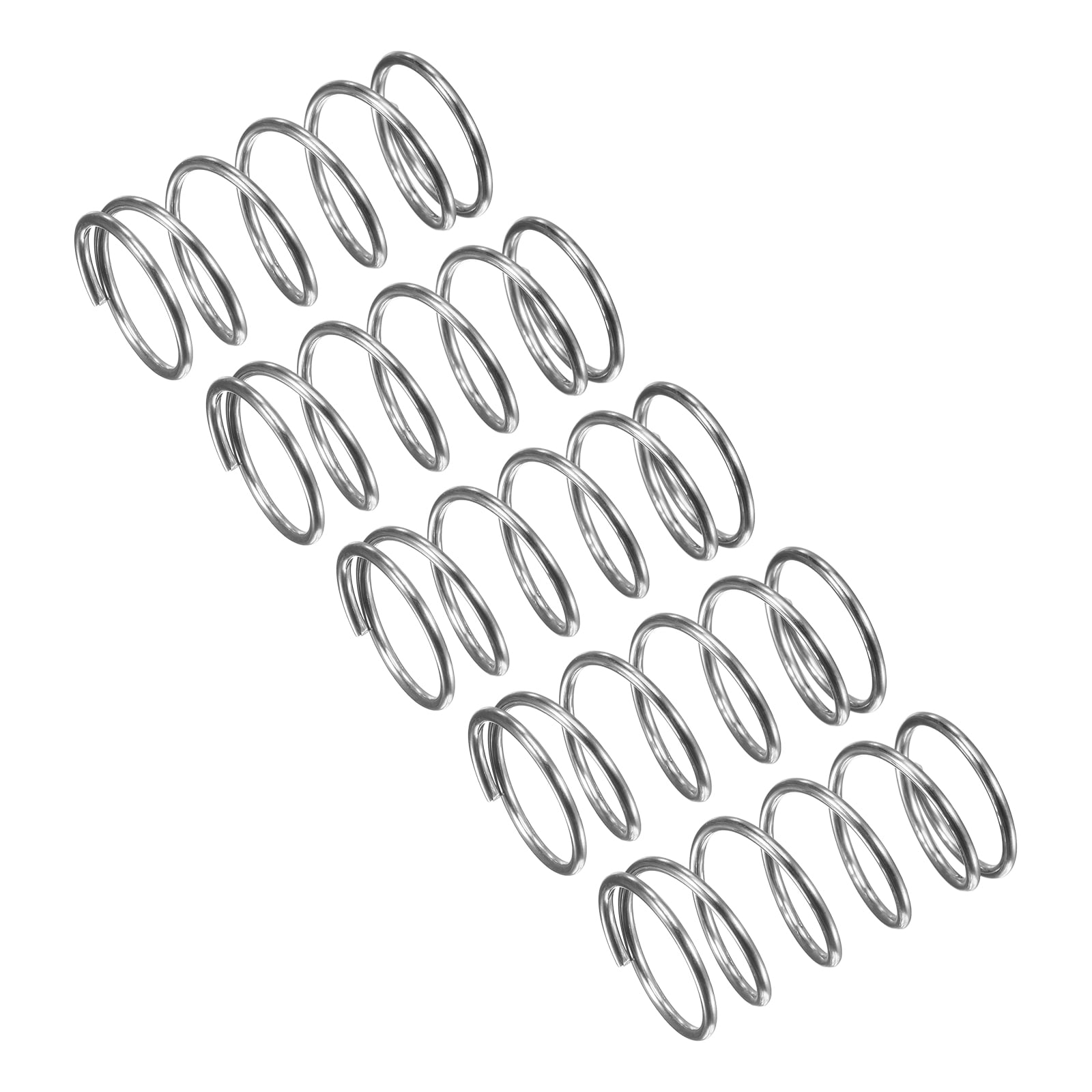 Compression Spring, 15 Pack 304 Stainless Steel, 15mm OD, 1.2mm Wire ...