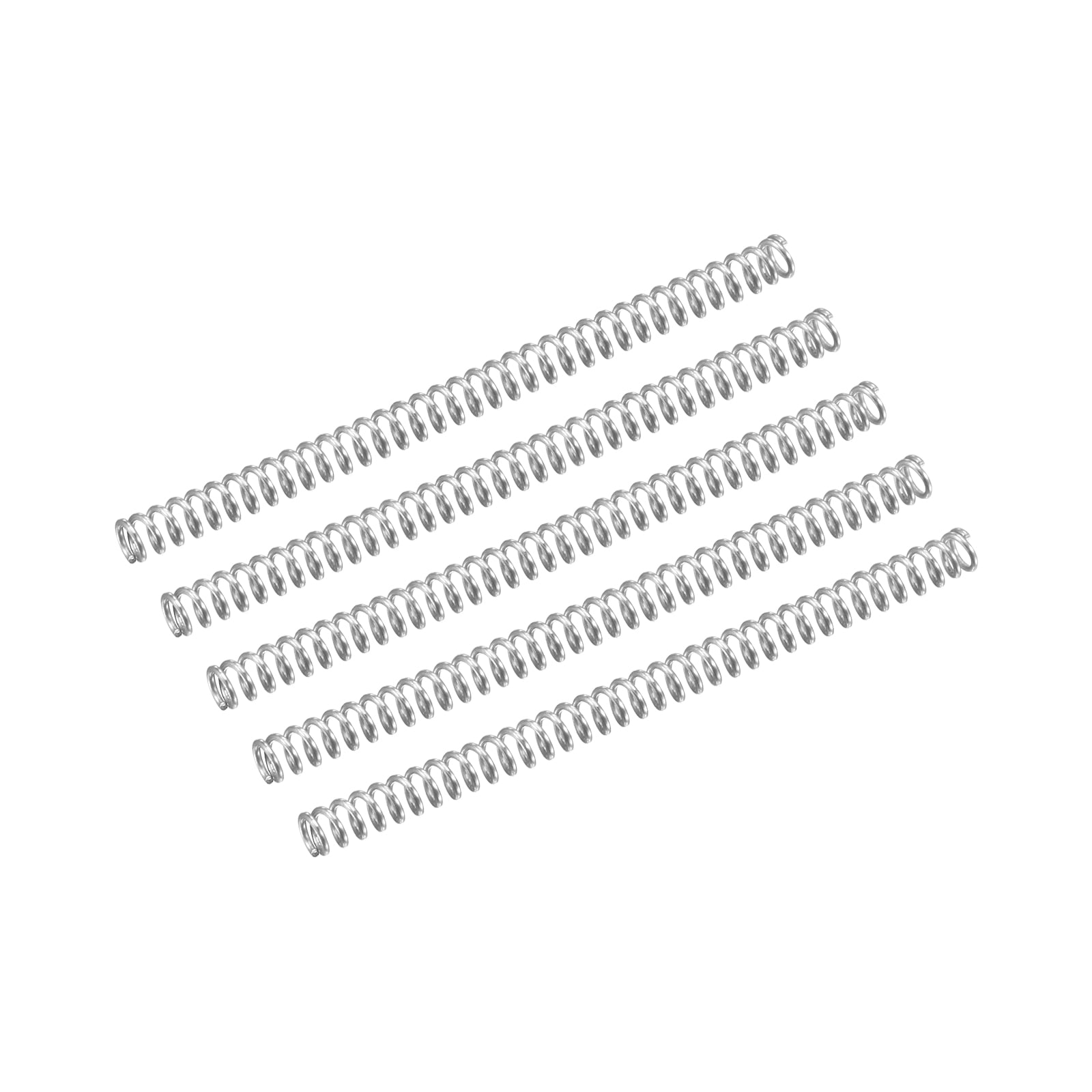 Compression Spring, 5 Pack 304 Stainless Steel, 2mm OD, 0.3mm Wire ...