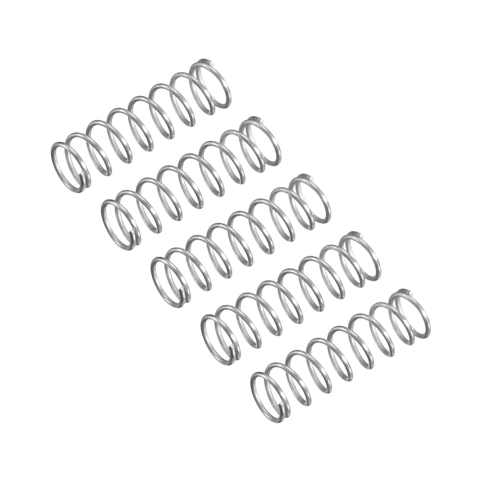 Compression Spring, 5 Pack 304 Stainless Steel, 3mm OD, 0.3mm Wire ...