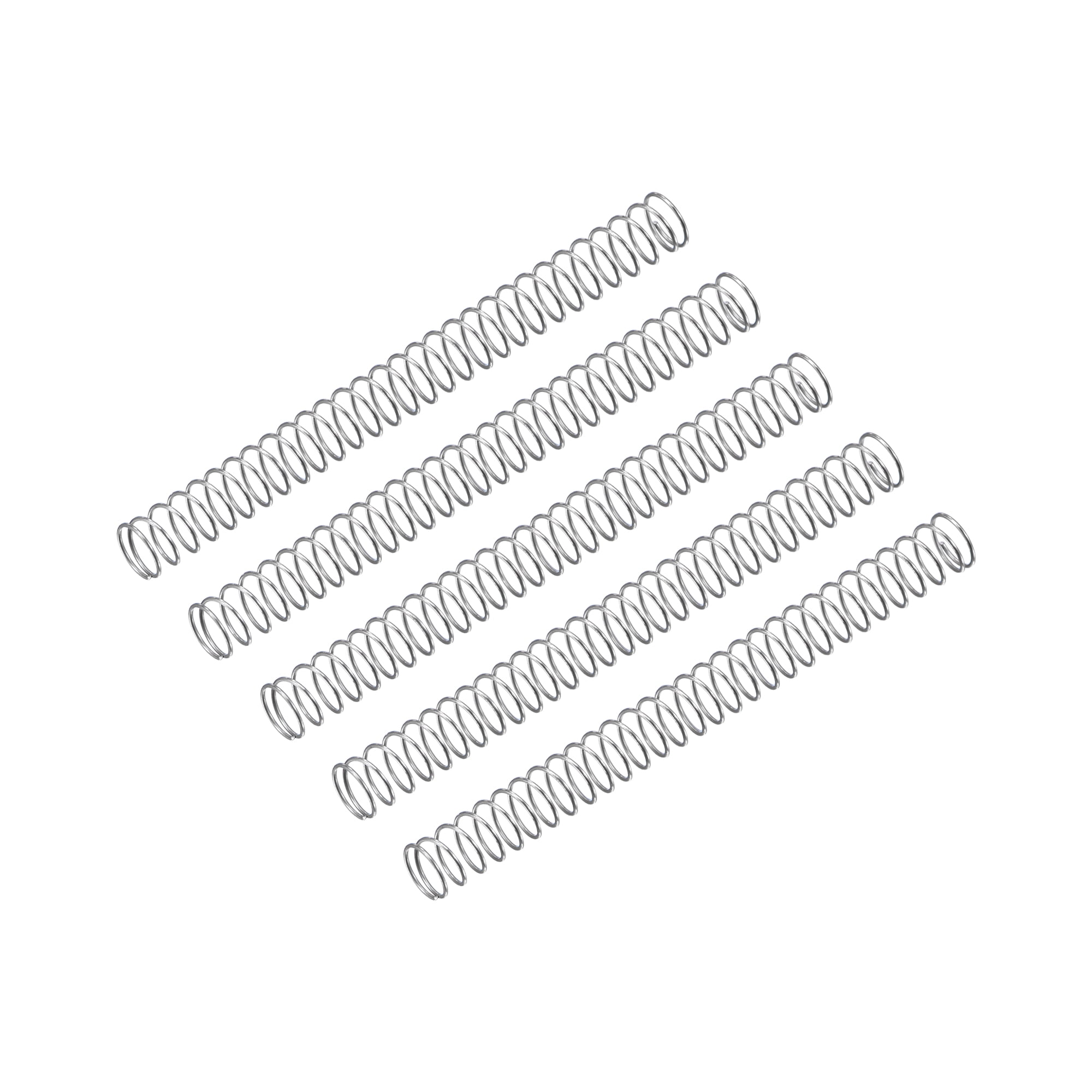 Compression Spring, 5 Pack 304 Stainless Steel, 4mm OD, 0.3mm Wire ...