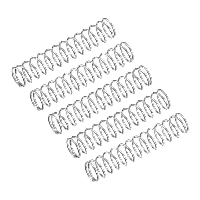 Compression Spring, 5 Pack 304 Stainless Steel, 9mm OD, 0.8mm Wire ...
