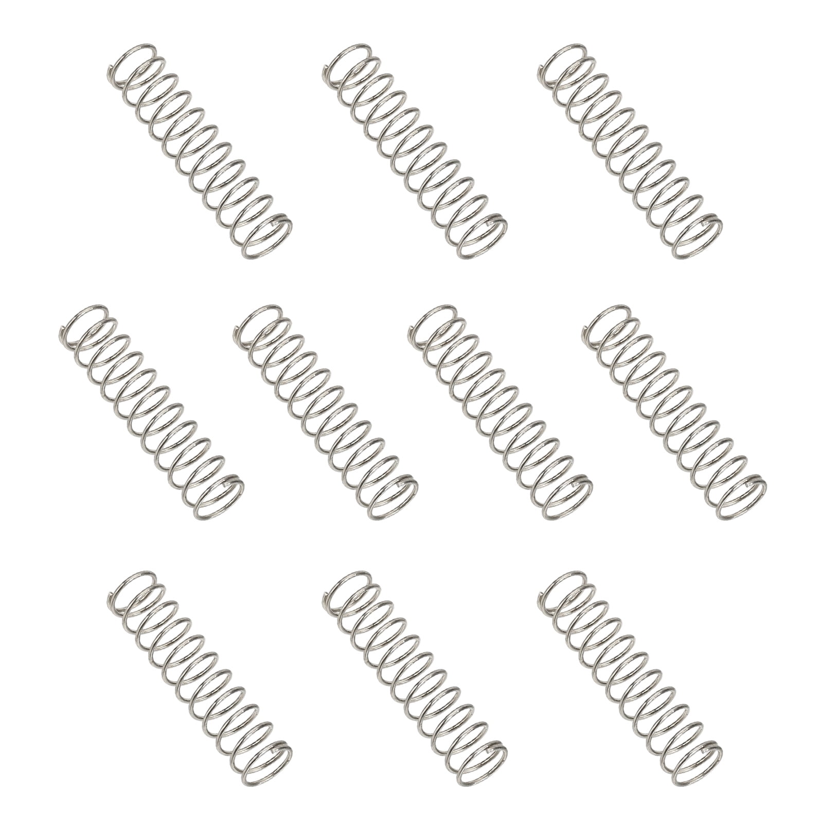 Compression Spring 6 mm OD 0.5 mm Wire 25 mm Free Length Extension ...