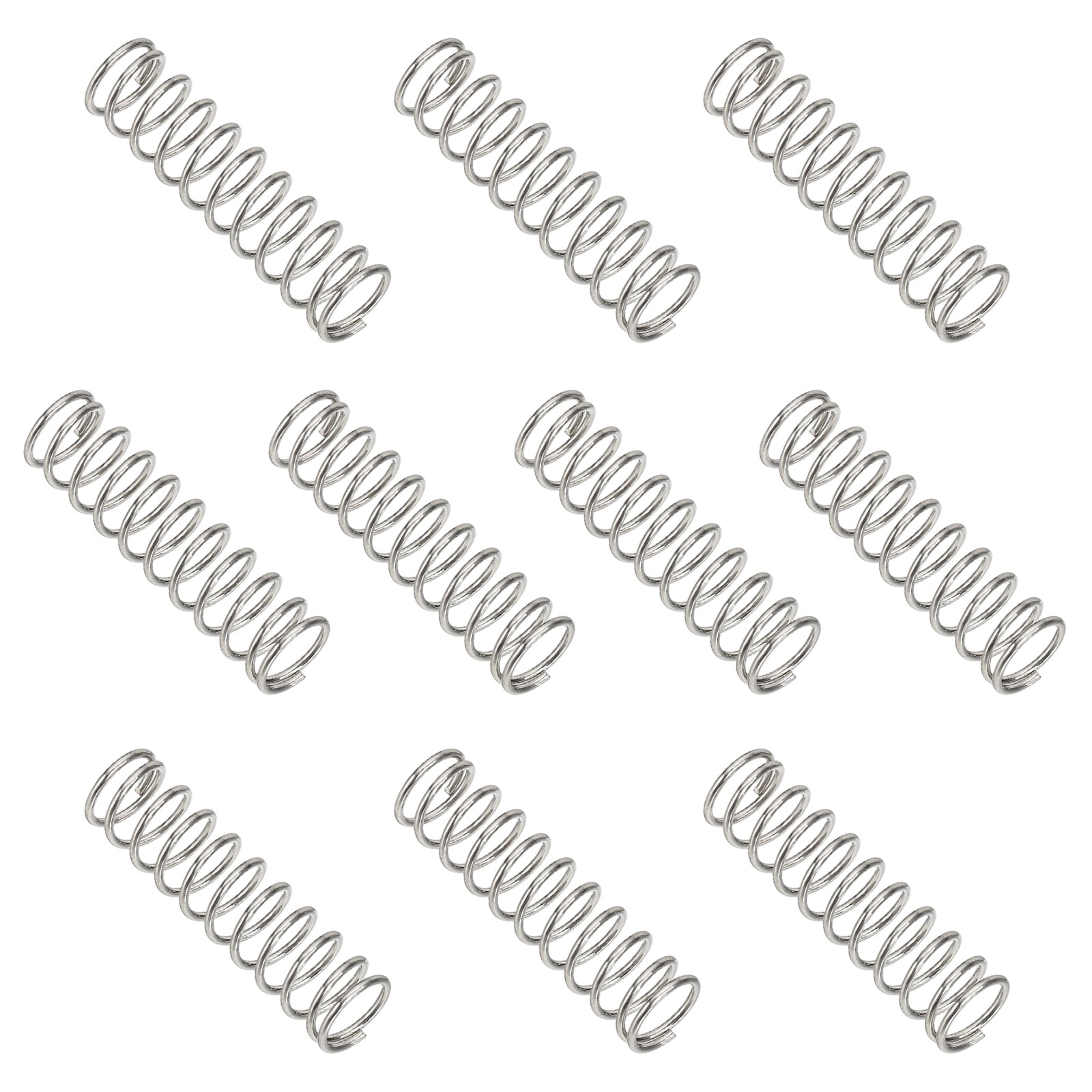 Compression Spring 8 mm OD 0.8 mm Wire 30 mm Free Length Extension ...