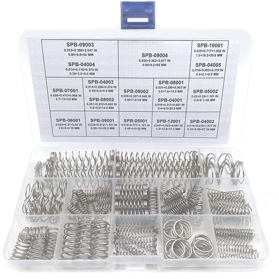 Compression Springs Spring Assortment Kit | Stainless Steel Springs ...