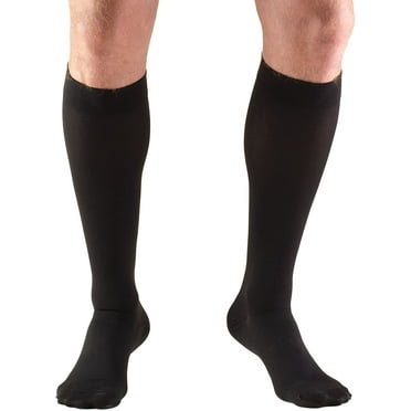 Compression Stockings Closed Toe Knee Length Zipper Compression Socks ...