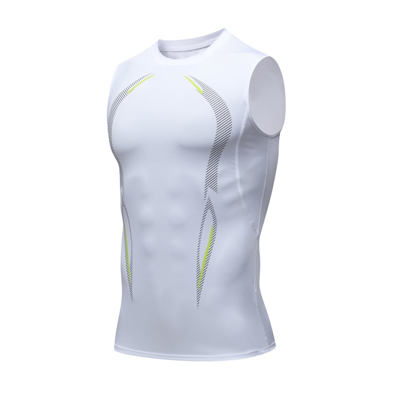 Compression Tank Top Men Running Gym Shirt Sleeveless Quick Dry ...
