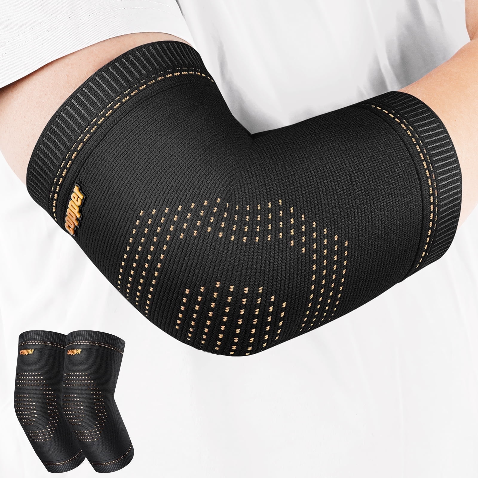 Unisex Thigh High Compression Stockings, Footless Socks for Pain Relief ...