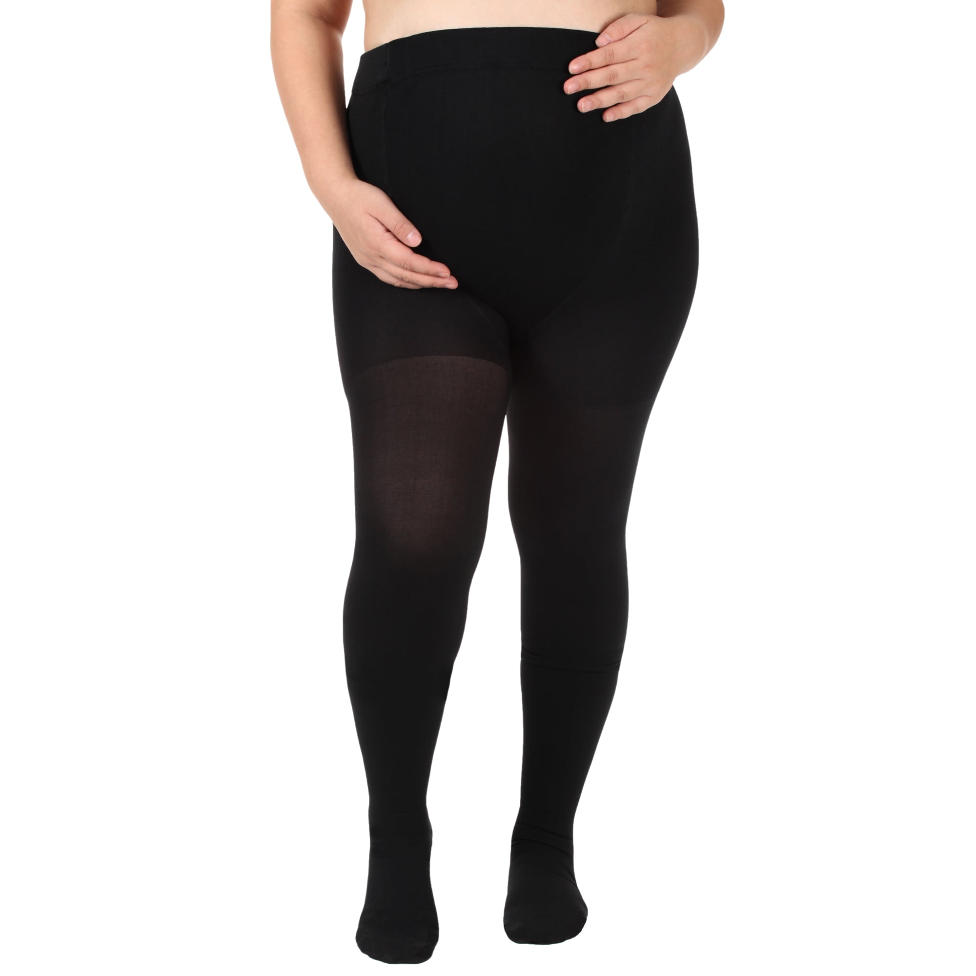 Compression Tights for Pregnant Women Circulation 20-30mmHg - Black, XL ...
