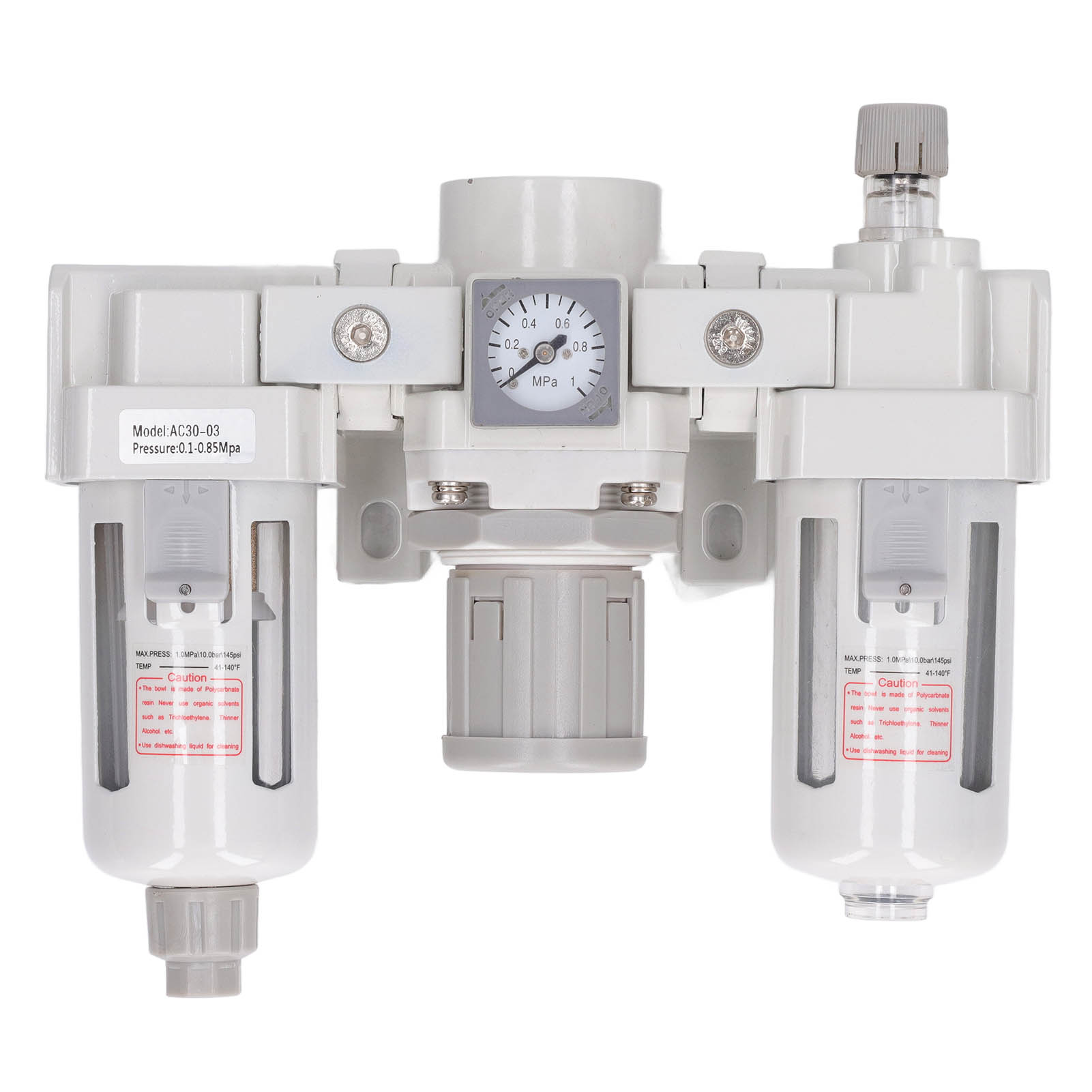 Compressor Air Filter Pressure Regulator G3/8 Water Oil Trap Separator ...