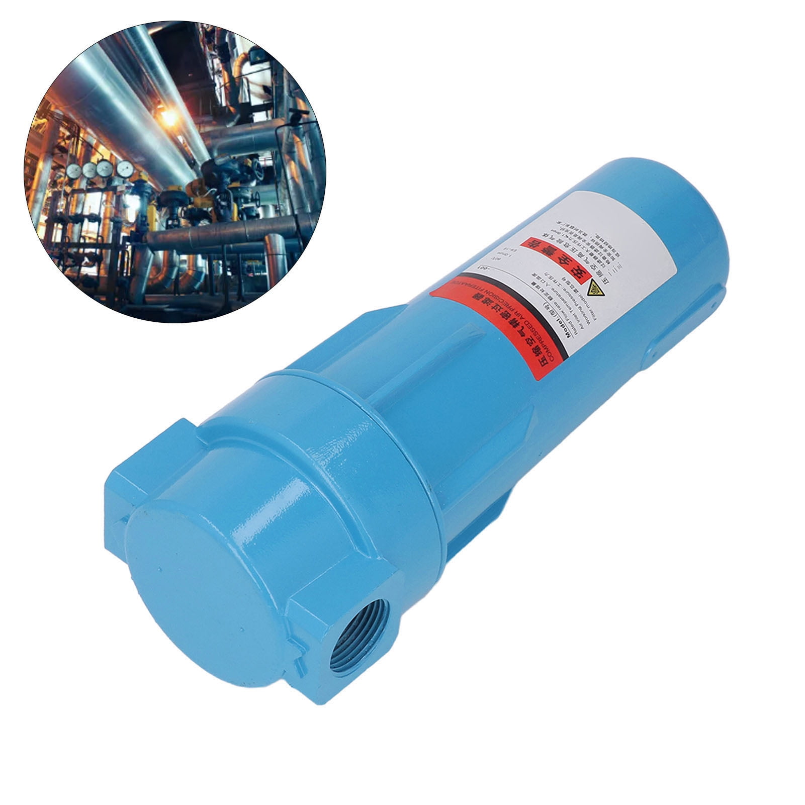 Compressor Flow Filter, Stable Performance, Manual Drain Valve, Durable ...