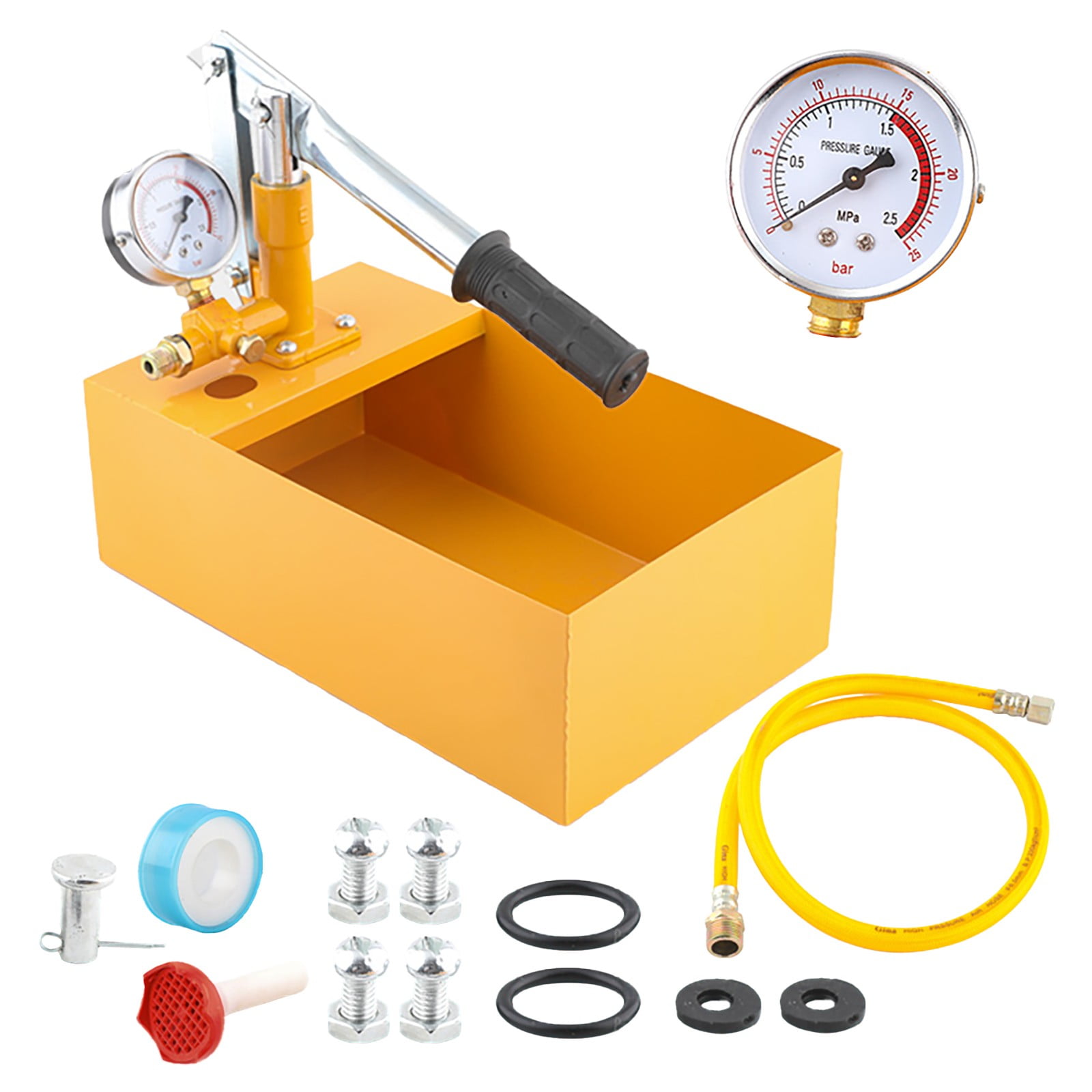 for Compressor Manual Pressure Test Pump Pressure Pump 25bar Aluminum ...