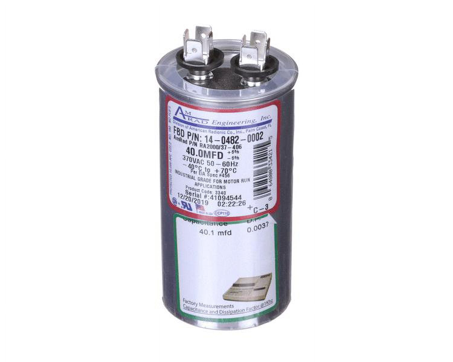 Compressor, Run Capacitor,40 M - Walmart.com