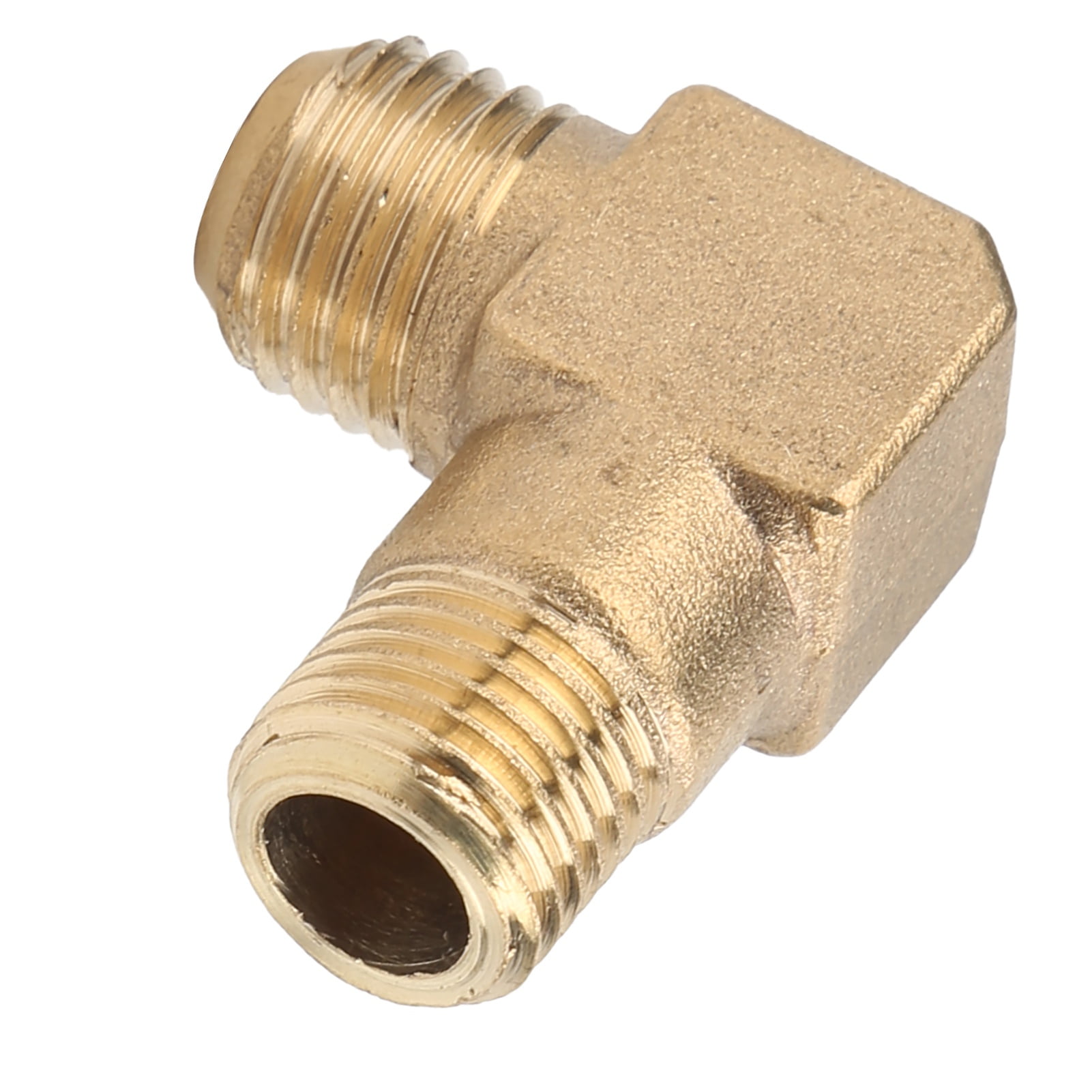 Compressor Supplies, Threaded Elbow, G1/4xM14 90 Degree Elbow Brass ...
