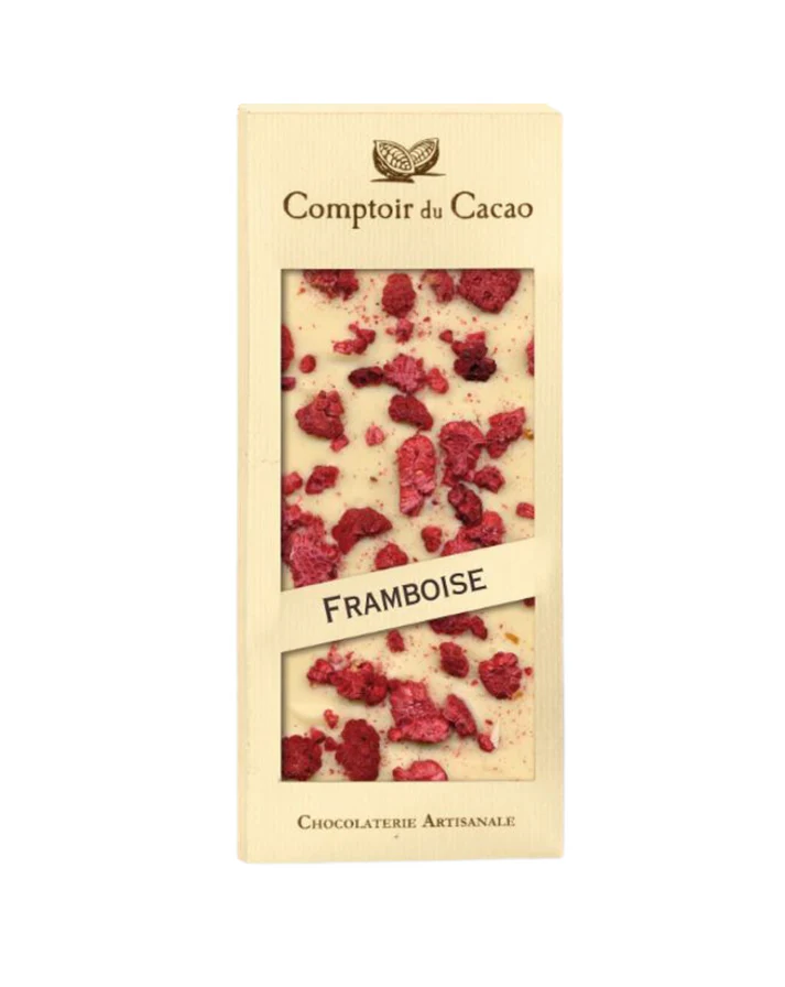 Comptoir du Cacao Gourmet Tablet Bar White Raspberry - Walmart.com