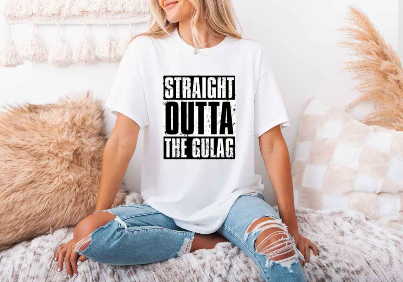 Compton Gulag Graphic With A Bold And Gritty Urban Style Unisex T-Shirt ...