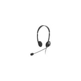 Compucessory, CCS15154, Lightweight Stereo Headphones with Mic, 1 ...