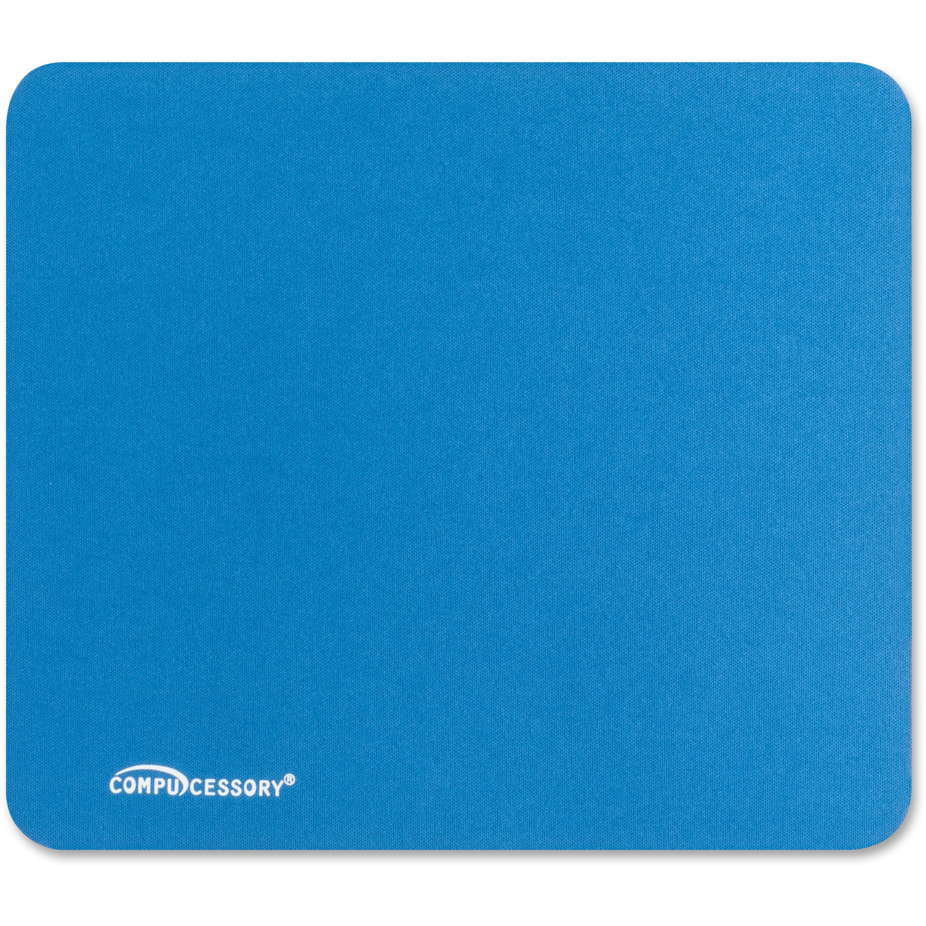 Compucessory, CCS23605, Smooth Cloth Nonskid Mouse Pads, 1, Blue ...