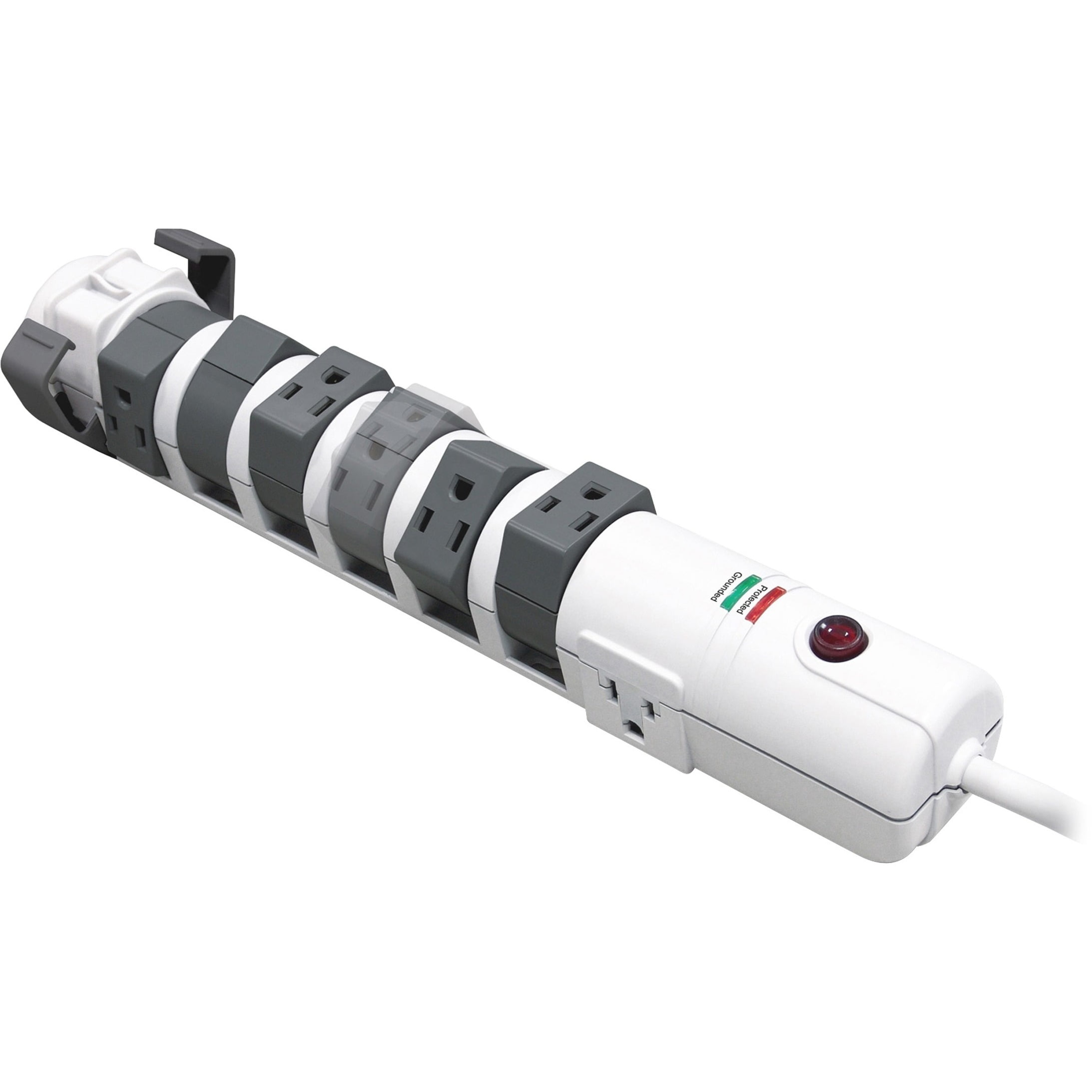 Compucessory, CCS25664, 180 Degree 8-Outlet Surge Protector, 1 Each ...