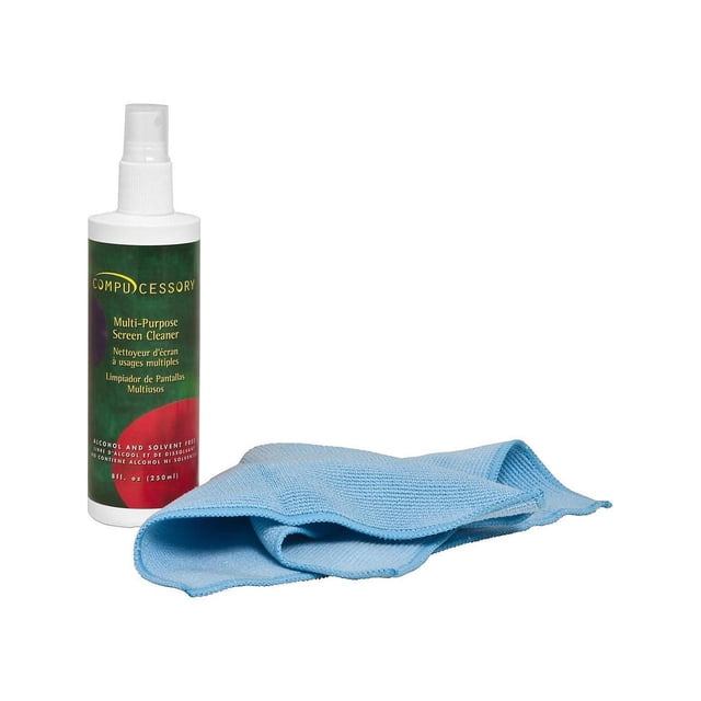 Compucessory Screen Cleaner Set Microfiber Cloth Spray Bottle No ...