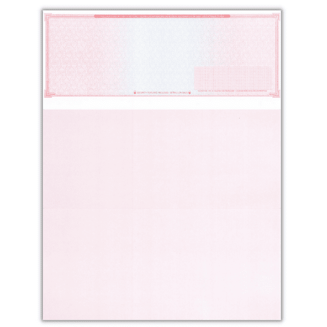 Compuchecks - 100 High Security Blank Check Stock Paper - Checks on Top ...
