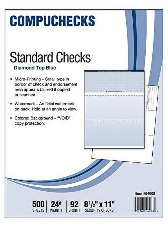 Blank Checks in Money Handling - Walmart.com