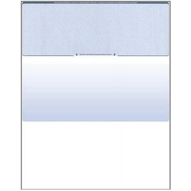 Compuchecks 25 Computer Check Paper - Blue Diamond - Top Blank Stock ...