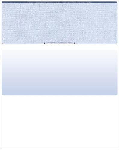 Compuchecks 25 Computer Check Paper - Blue Diamond - Top Blank Stock ...