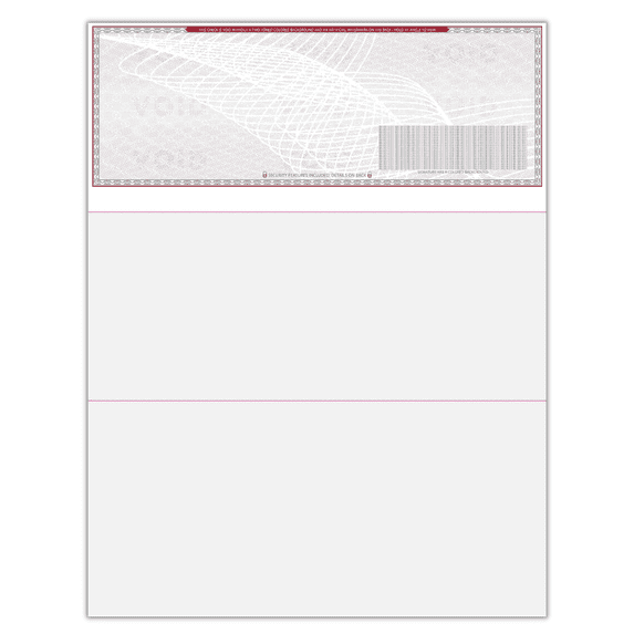 Compuchecks 500 High Security Blank Check Stock - Checks on Top Two ...