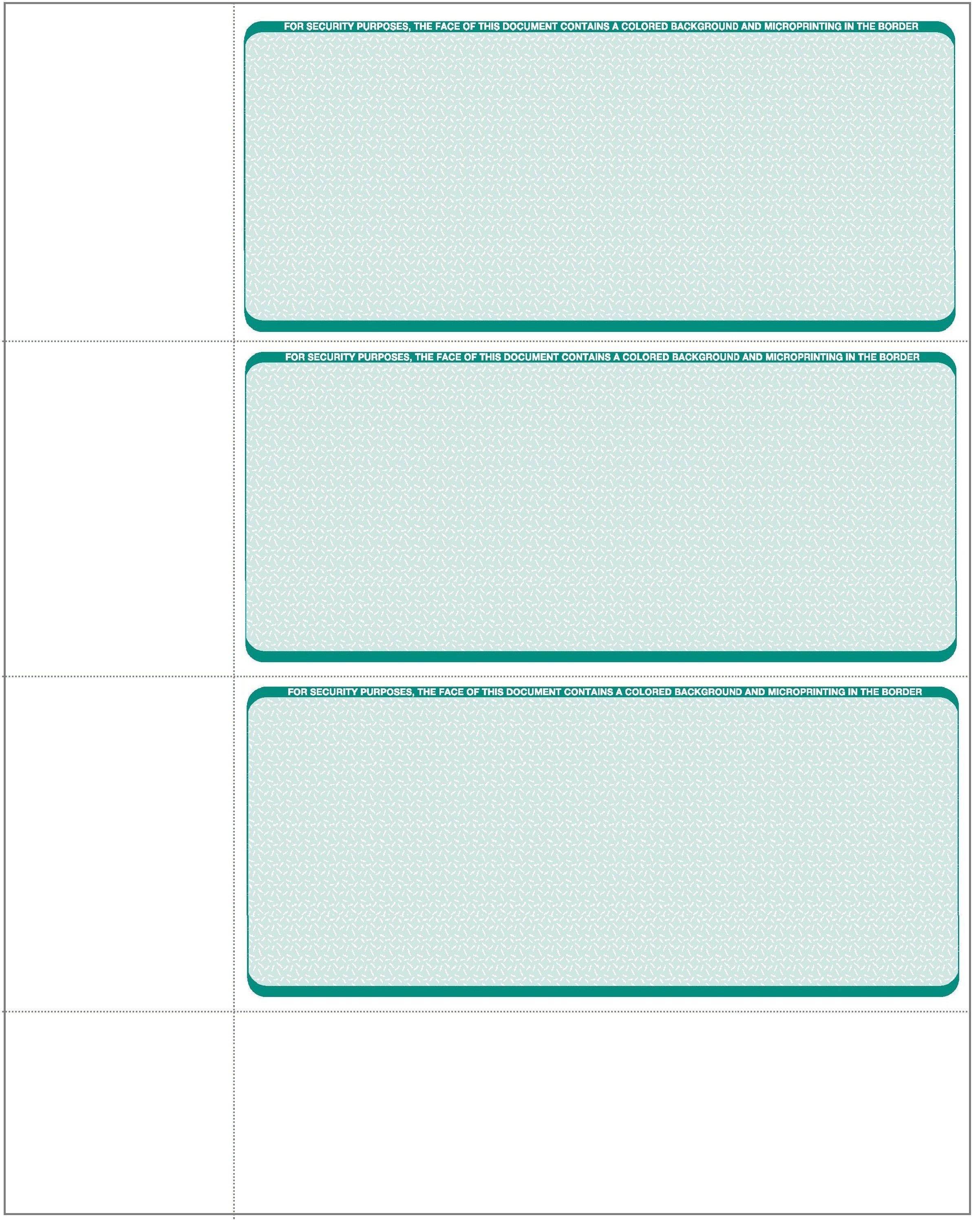 Compuchecks Computer Check Paper, 50 Sheets / 150 Checks, Green Diamond ...
