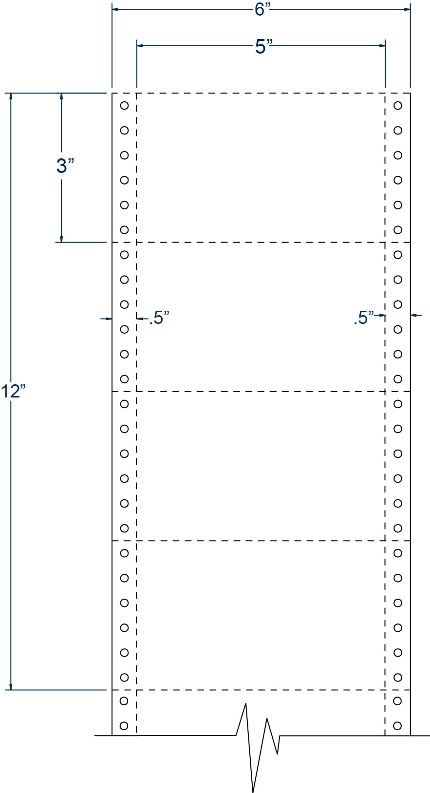 Compulabel 210150, Continuous White Index Card Pin Fed 5 X 3 - Walmart.com