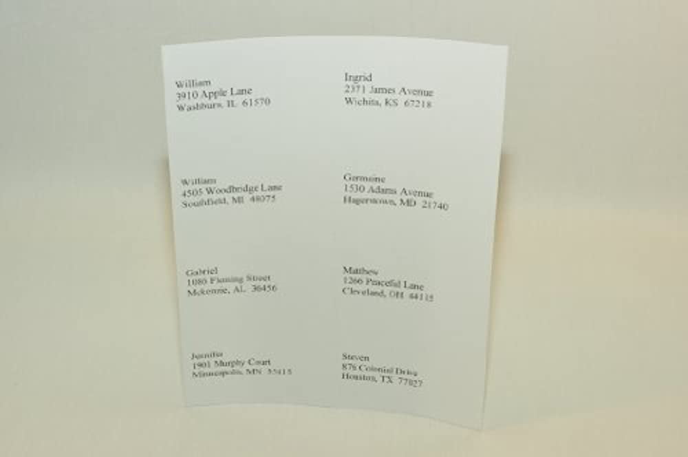 Compulabel 312658 White Butt Cutt, Square Corner Labels for Laser and ...