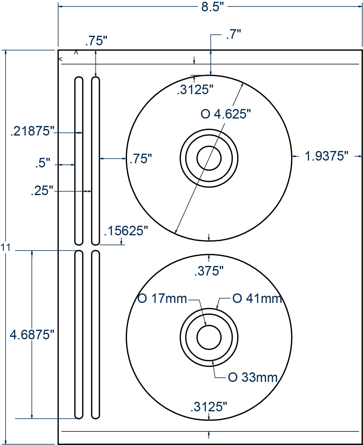 Compulabel 312660, Cd Dvd Donut Label 4 5/8 - Walmart.com