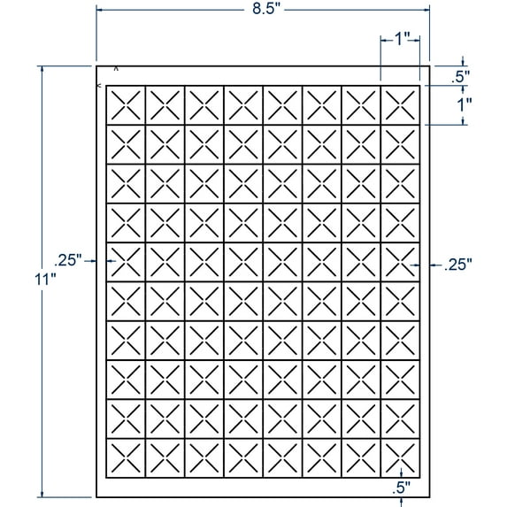 Compulabel 330052, Price Marking Label Tamperproof Slits 1 X 1 For All ...