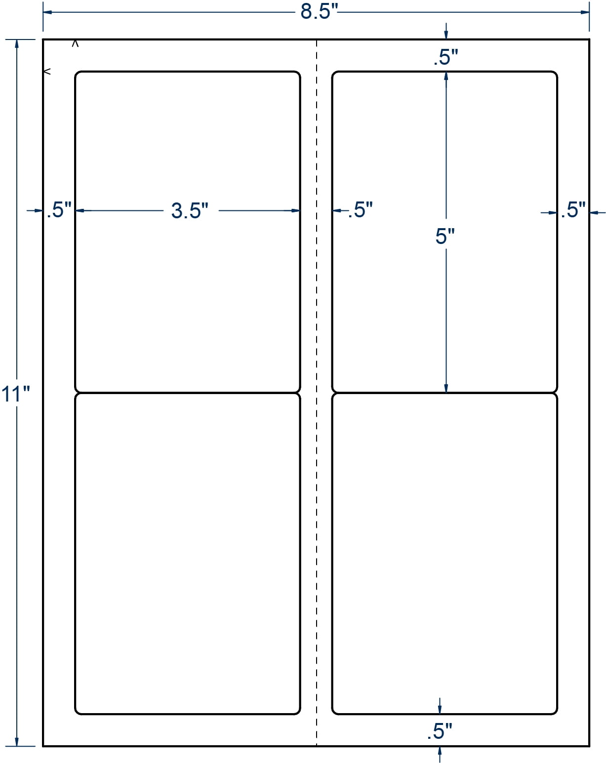 Compulabel 340782, 3-1/2" x 5" Laser/Inkjet Shipping Labels (1000 ...