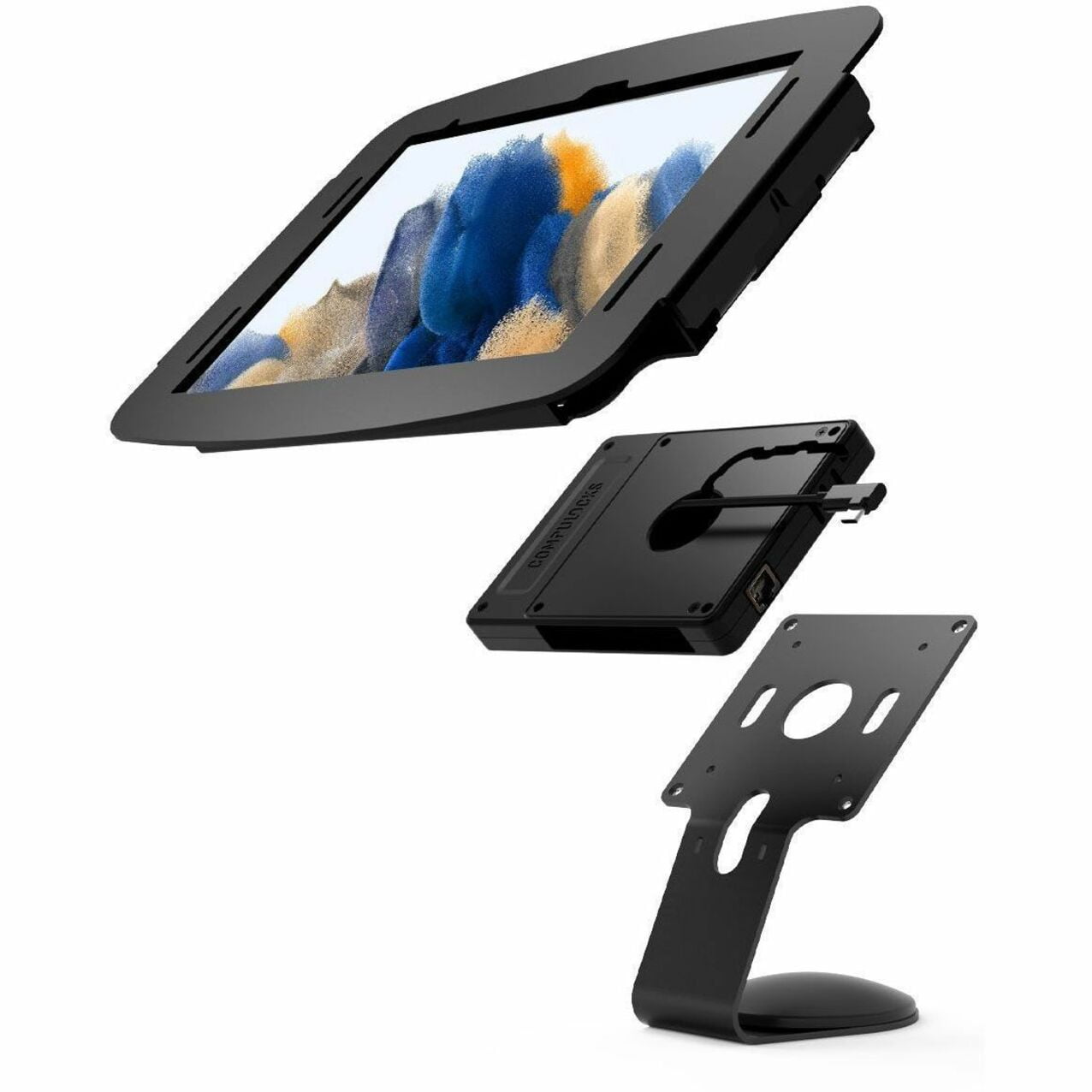 Compulocks Mounting Enclosure for Tablet, Hub, Black - Walmart.com