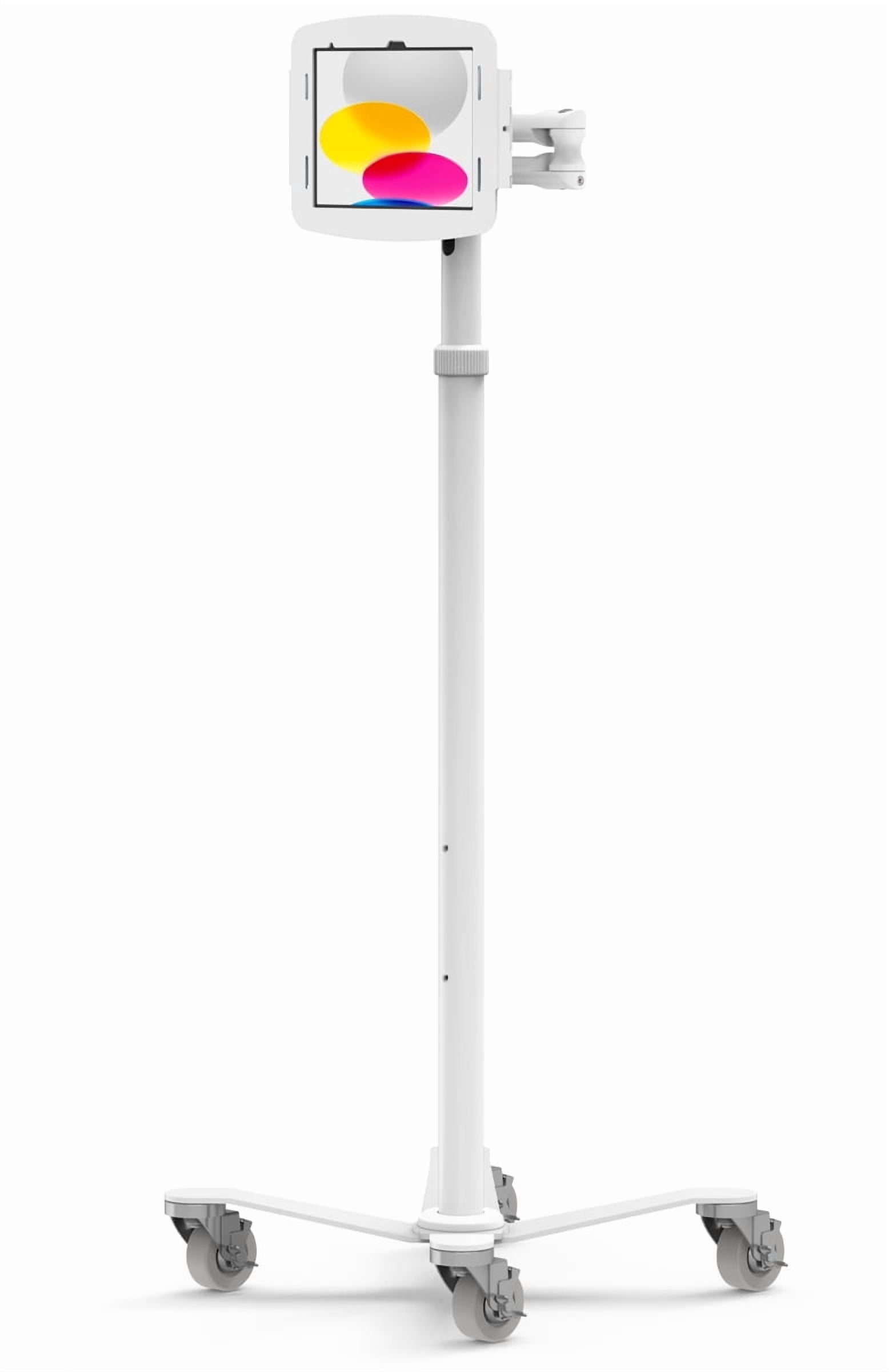 iPad 10th-11th (A16) Gen Space Enclosure Medical Rolling Cart Extended ...