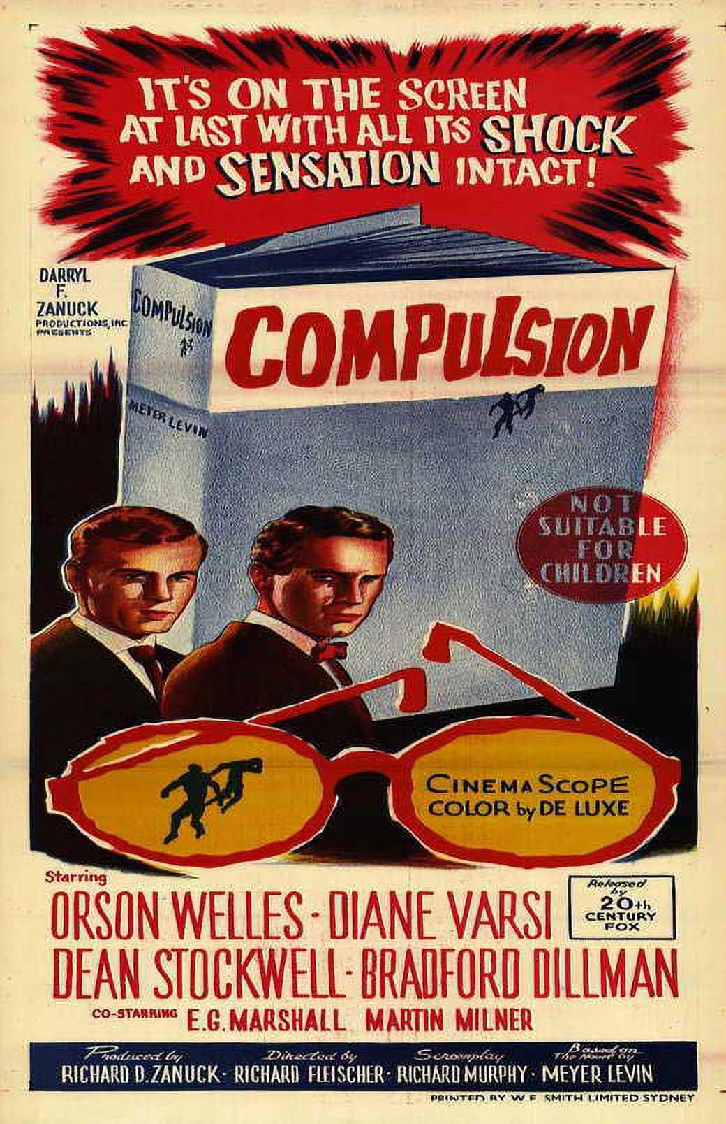 Compulsion - movie POSTER (Style B) (11" x 17") (1958) - Walmart.com