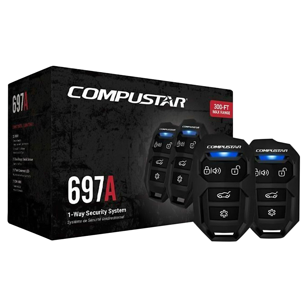 Compustar CS697-A 1 Way Alarm Keyless Entry System Viper Avital 2020 ...