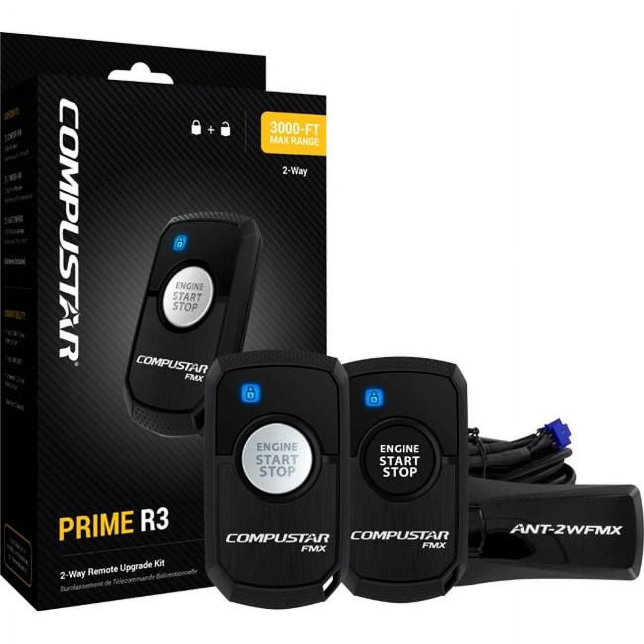 Compustar Prime R3 2-Way Single Button RF Kit - Walmart.com