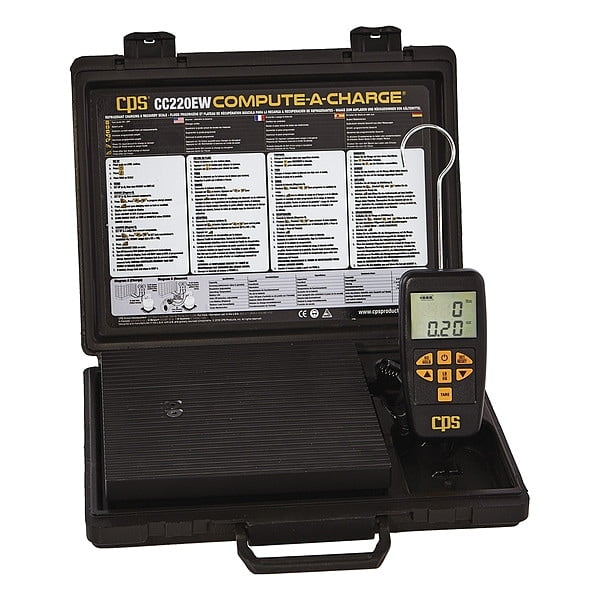 Cps Charging Scale, 220 lb Max, LCD CC220EW - Walmart.com