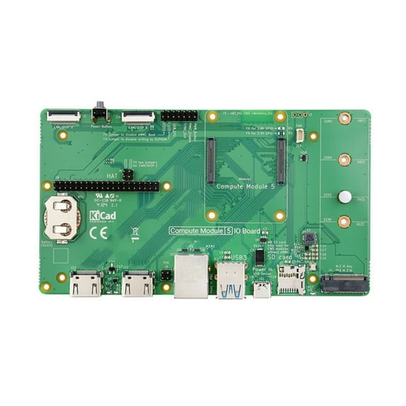Compute Module 5 IO Board For RPi Compute 5 Module IO Board - Walmart.com