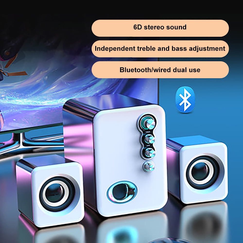 Computer Audio USB 2.1 Multimedia Bluetooth Overweight Subwoofer ...