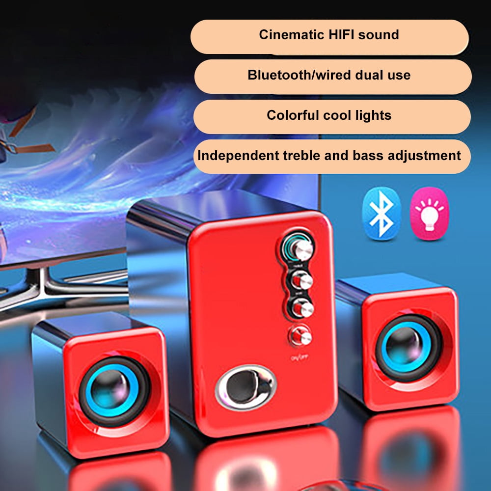 Computer Audio USB 2.1 Multimedia Bluetooth Overweight Subwoofer ...