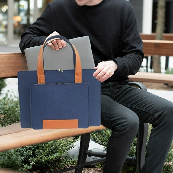 Computer Bag Laptop Liner, Large Capacity Business Storage Sleeve ...