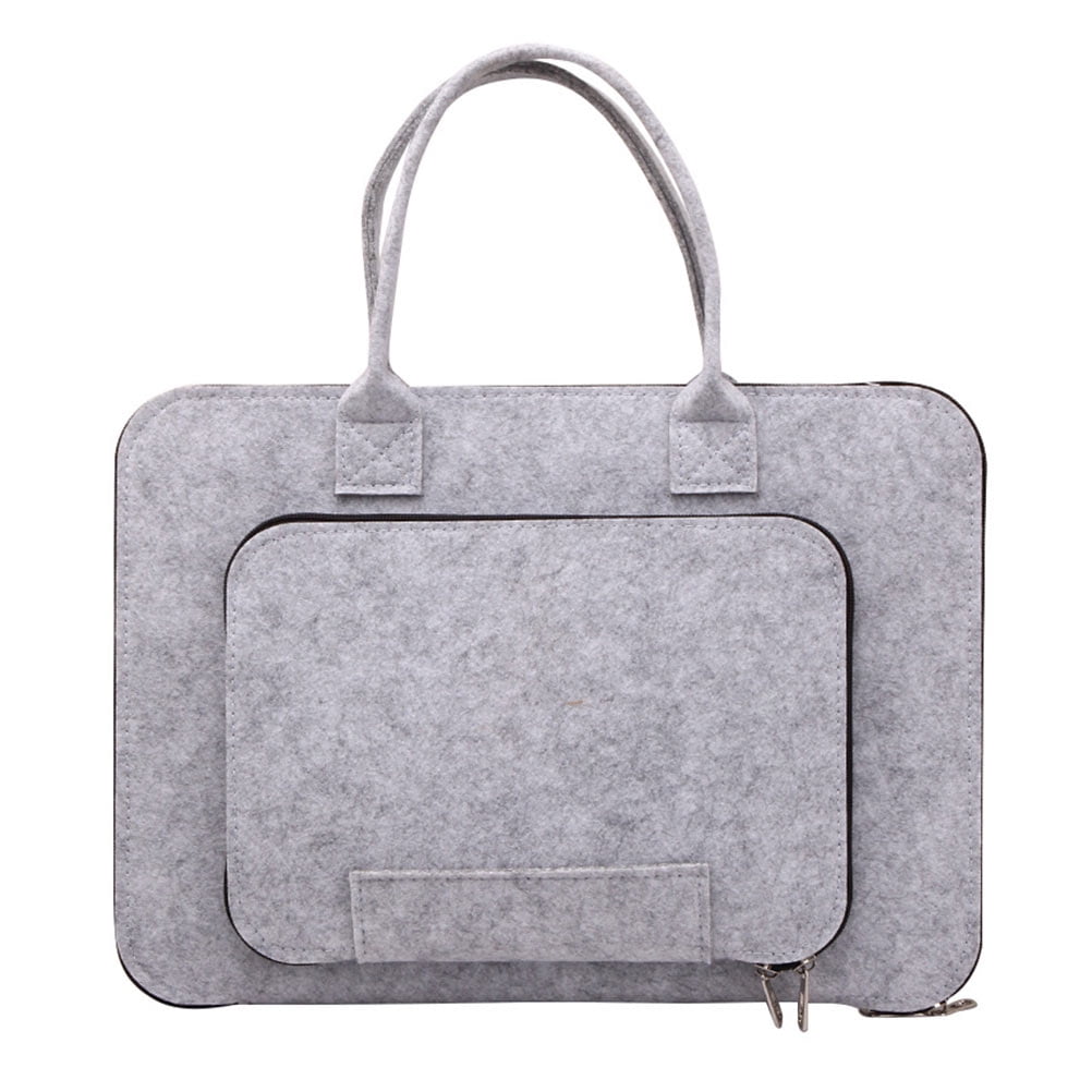 Leifggao 1Pc Portable Laptop Storage Bag Tablet Container Felt Business ...