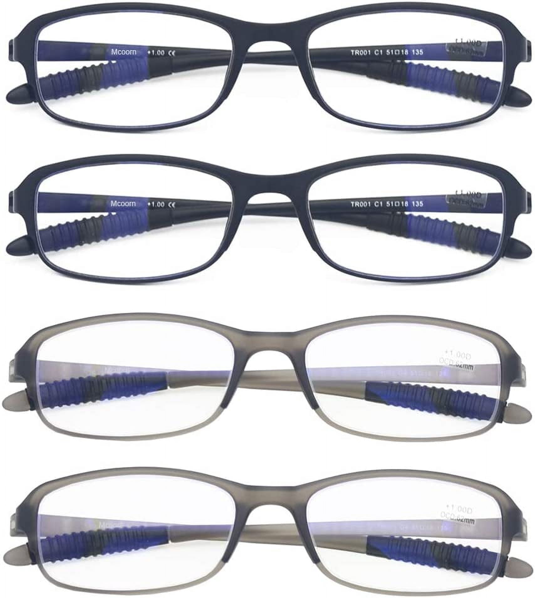 Computer Blue Light Blocking Reading Glasses(Flexible and Lightweight ...