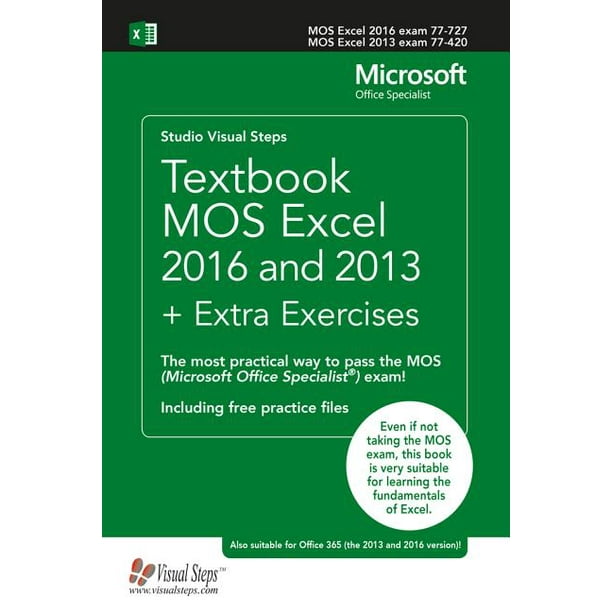 Computer Books: Textbook Mos Excel 2016 and 2013 + Extra Exercises ...
